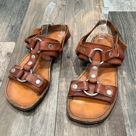 unbranded | Shoes | Vintage 6s Or 70s Hippy Tire Tread Sandals Size ...
